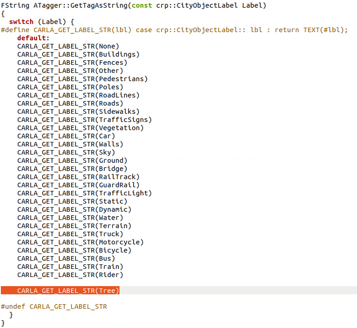Custom semantic tag generation · Issue #6569 · carla-simulator/carla · GitHub