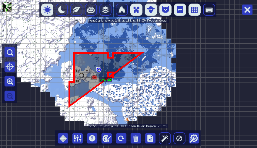 [1.18.2] Overlays stay fixed on screen instead of moving with the map when Follow is pressed ...