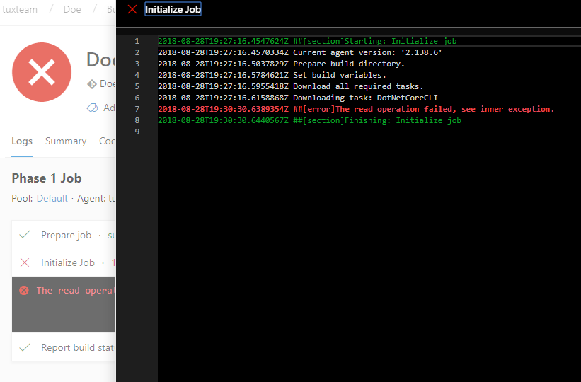 Visual studio online build fail when using vsts-agent · Issue #138 · microsoft/vsts-agent-docker ...