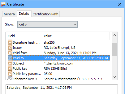 Your SSL cert expired again · Issue #1586 · kiwiirc/kiwiirc · GitHub