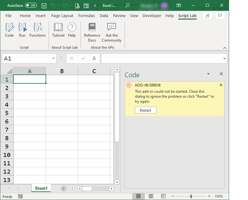 Script Lab is broken - it simply won't start - Win32WebViewHost.exe ...