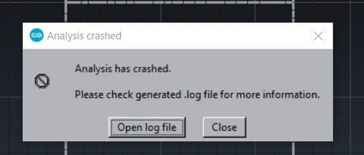 Issue Analysis Has Crashed · Issue 132 · Rclab Authgidopensees · Github