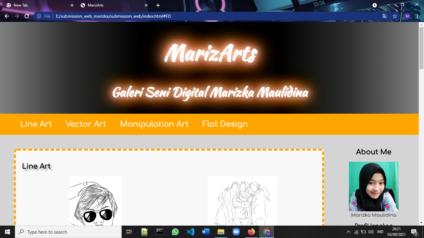 GitHub - marizkaaa25/submission_web_dasar_dicoding_MarizArts: Submission proyek akhir dasar ...