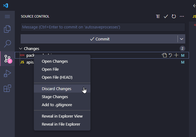Discard Changes doesn't actually happen until second try · Issue ...