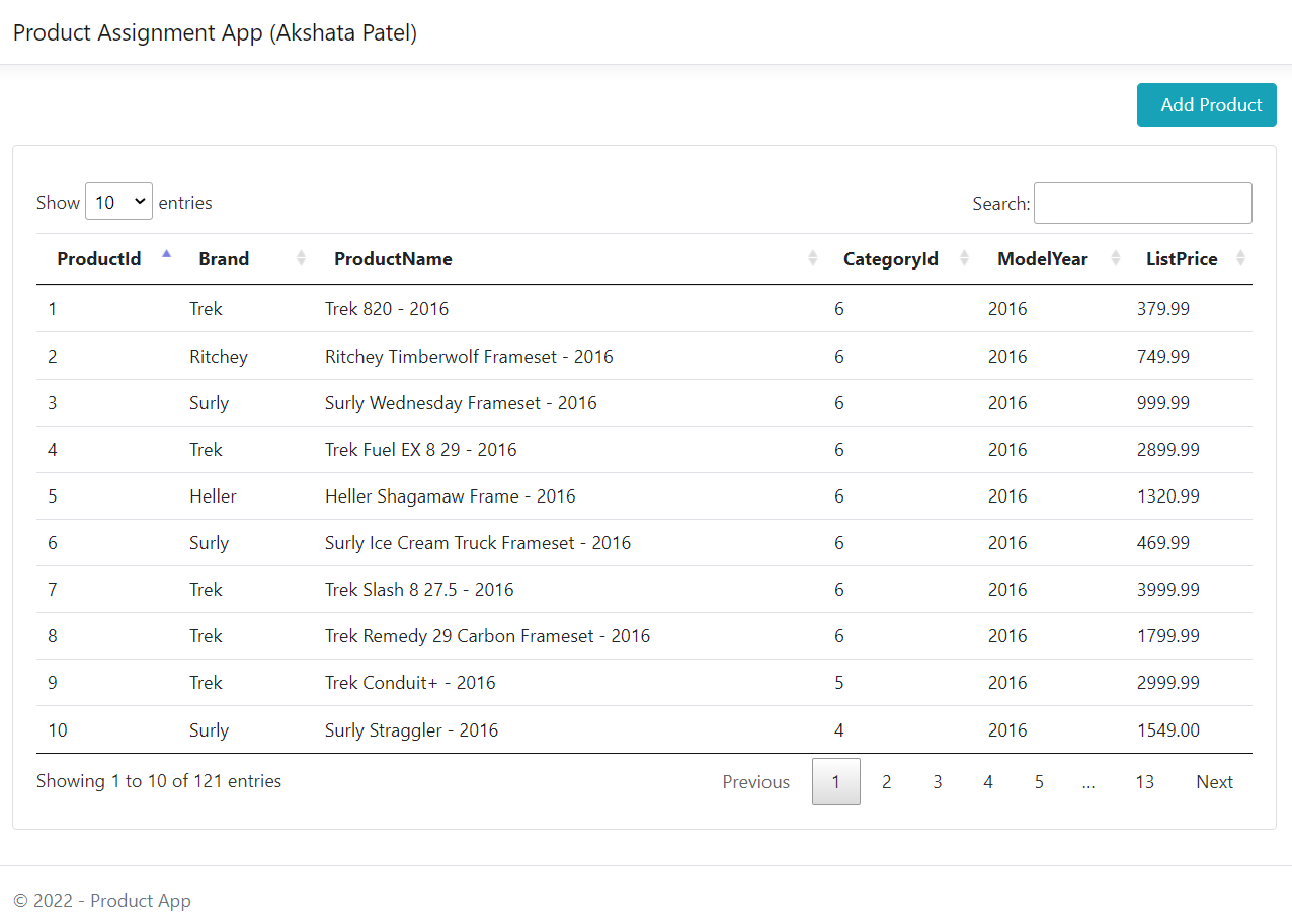 GitHub - Akshata-Patel/ProductAssignmentApp