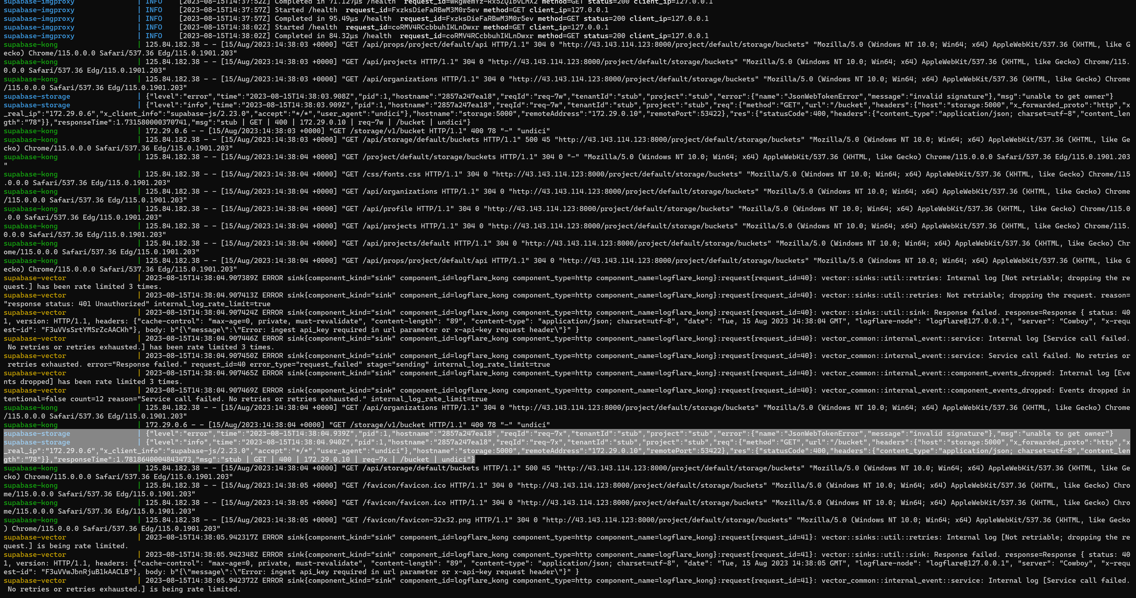 Storage Cannot Be Used Properly Through The Docker Self Hosts Supabase · Issue 16538 6743