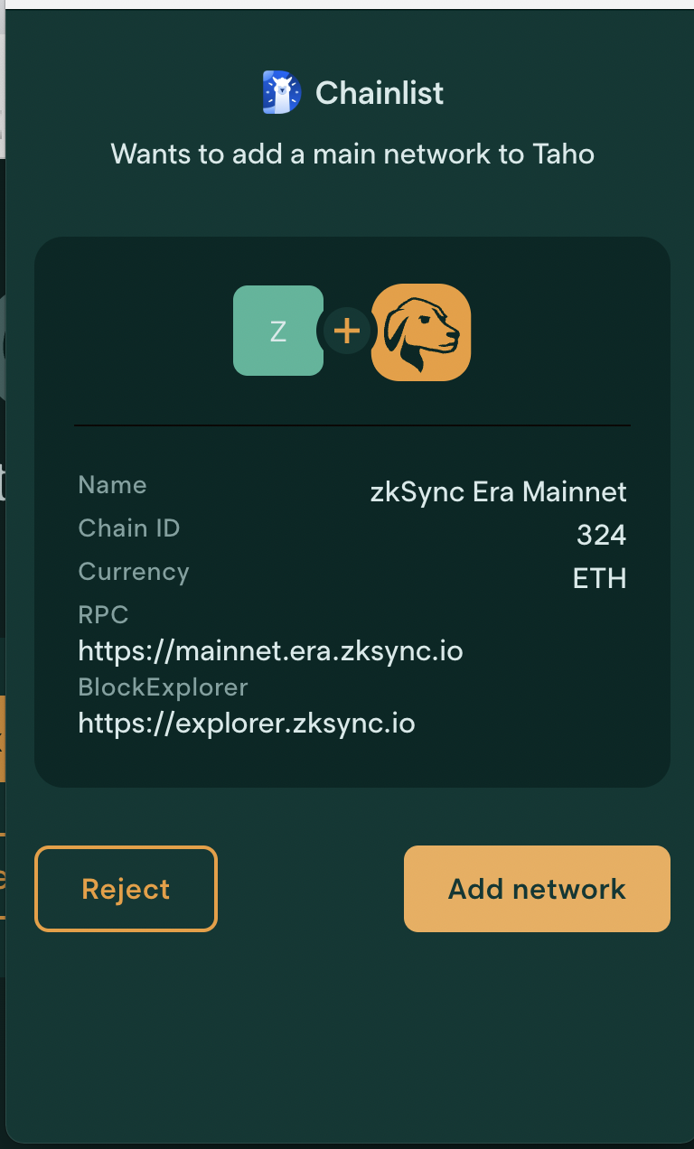 Add custom network pop-up copy tweak · Issue #3319 · tahowallet/extension · GitHub