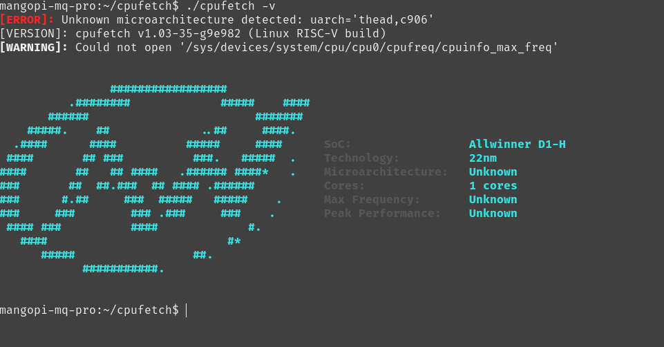 RISC-V support · Issue #176 · Dr-Noob/cpufetch · GitHub