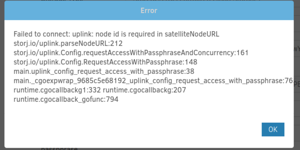 Storj DCS destination with API key does not work · Issue #4878 · duplicati/duplicati · GitHub