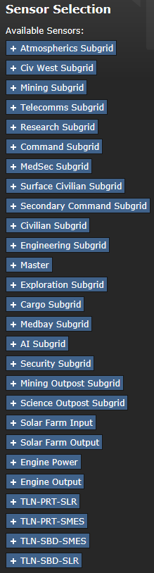 Talon ship power grid appears on the Engineering PDA App: Power Monitor ...