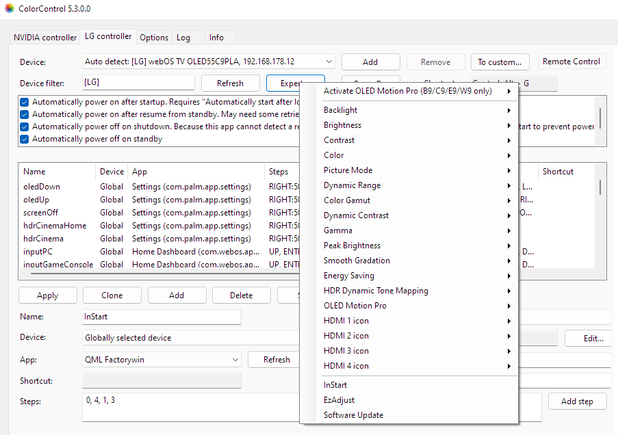 No more access to the service menu? · Issue #69 · Maassoft/ColorControl · GitHub