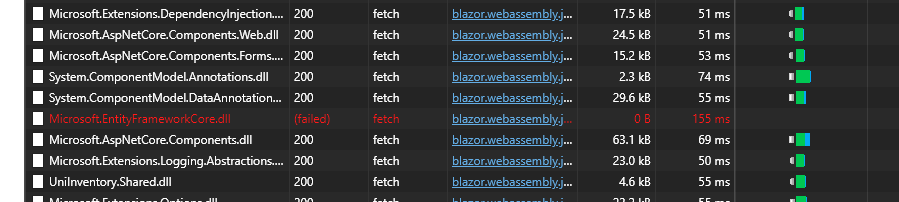 Failed to fetch on launch for wasm project · Issue #21057 · dotnet/aspnetcore · GitHub