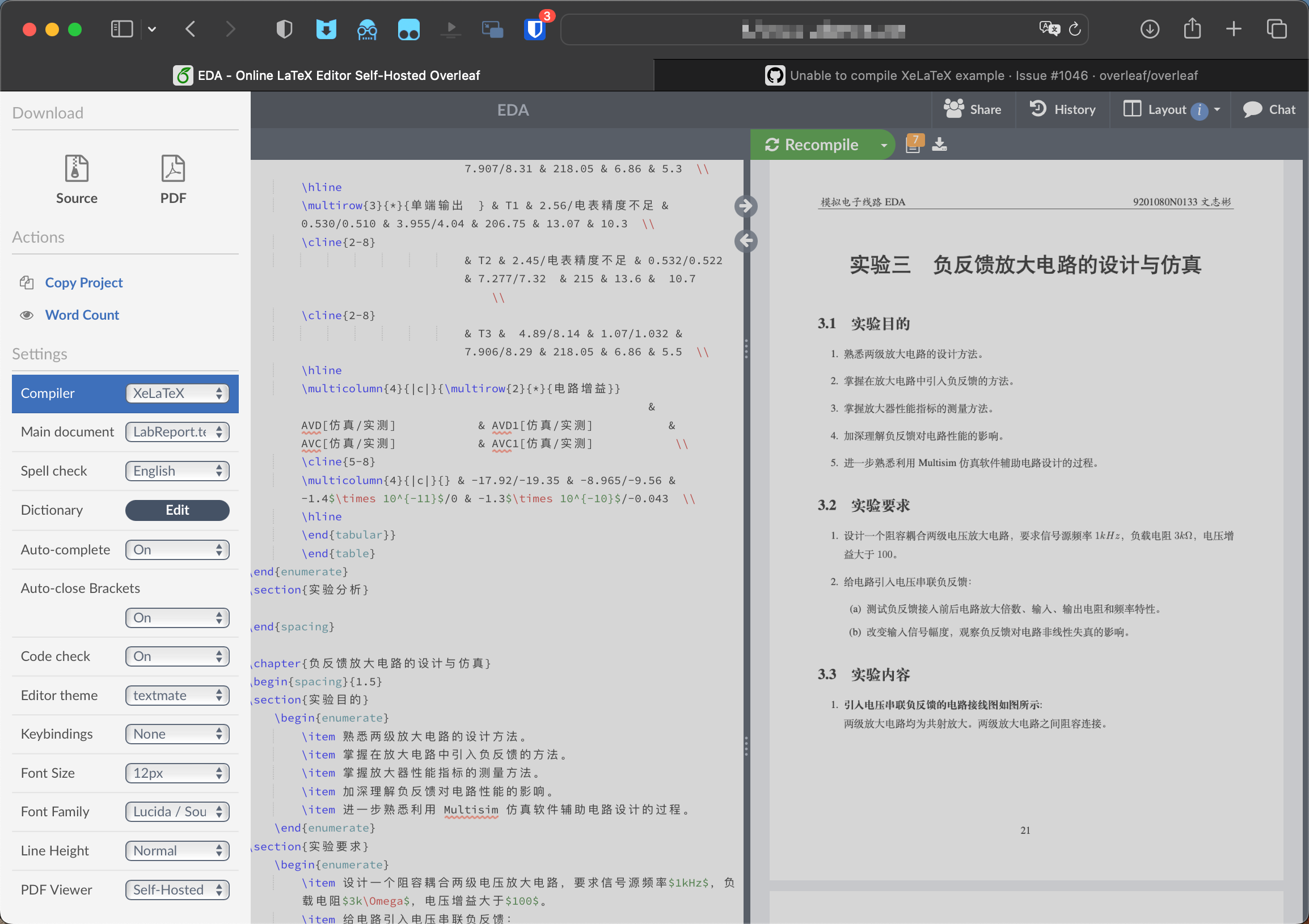 Unable To Compile Xelatex Example · Issue 1046 · Overleafoverleaf