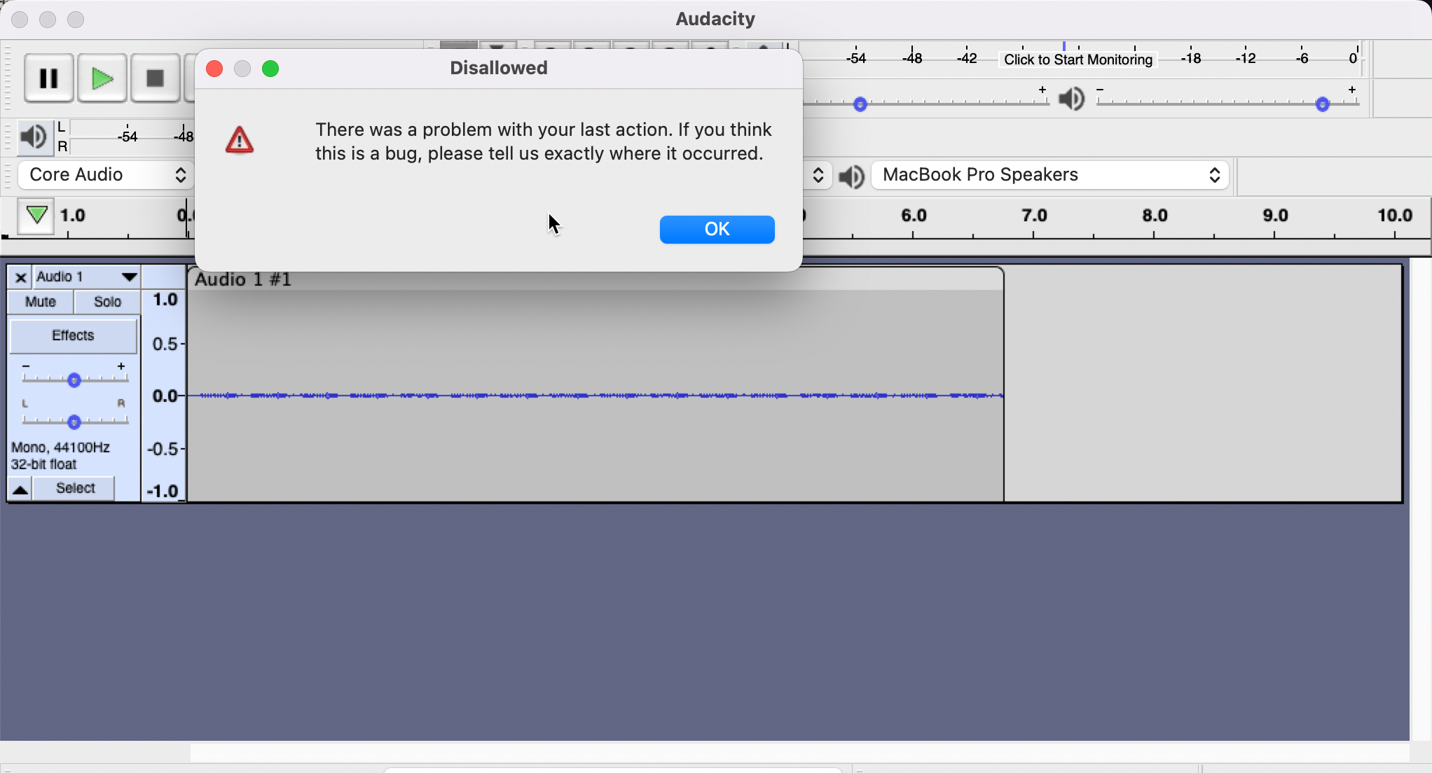 Transport - Stop warning box displayed if previously already stopped ...