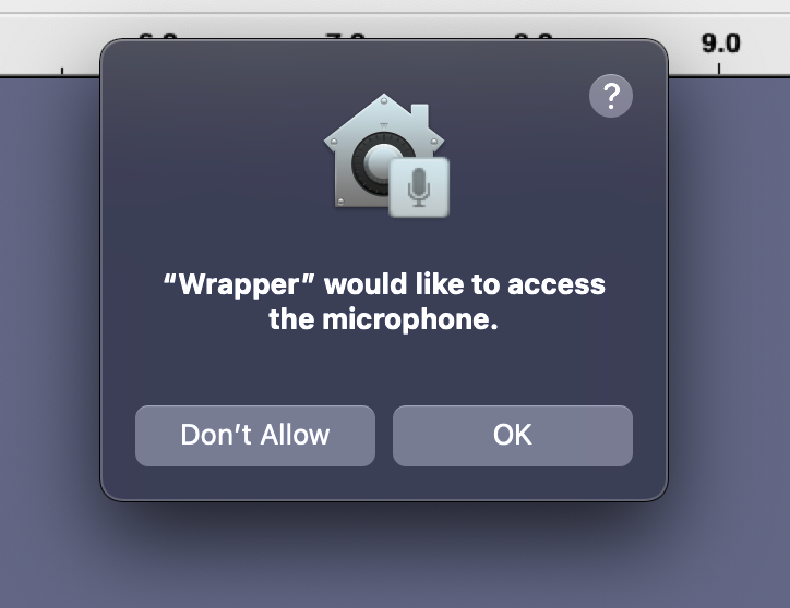 Macos Requests Permission To Use The Microphone Every Time The Record Button Is Pressed · Issue 1234