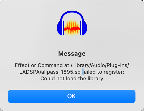 User is told that AU and LADSPA plug-ins are "incompatible" · Issue ...