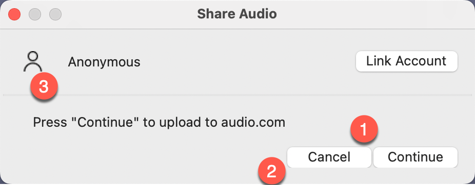 Quick Audio Sharing: UI issues · Issue #3556 · audacity/audacity · GitHub