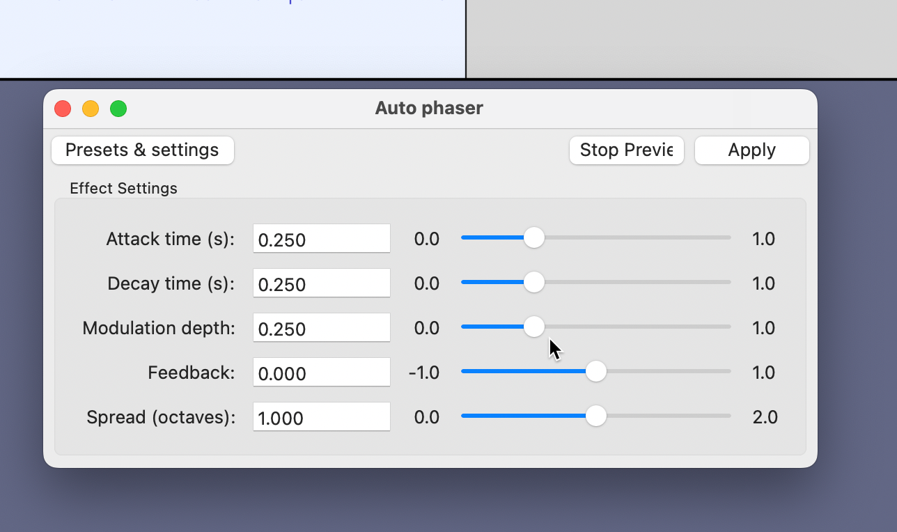 Plugin window beautifications - cosmetic issues · Issue #3464 · audacity/audacity · GitHub
