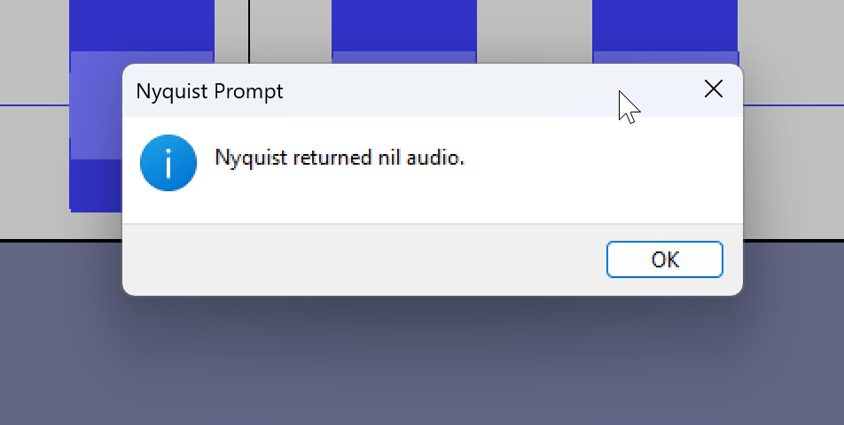 Option "Select all audio, if selection required" should work for "Nyquist Prompt..." · Issue ...