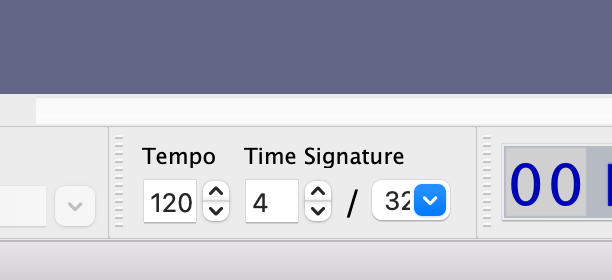 Lower time signature value gets hidden when dragging the time signature toolbar (macOS) · Issue ...