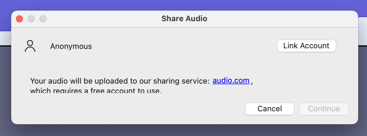 Share audio dialog copy is partially cut (macOS) · Issue #4662 · audacity/audacity · GitHub