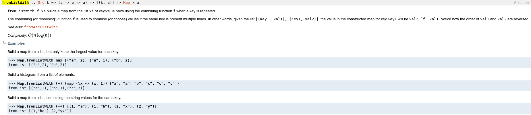 Proposal: New Haddock doc format · Issue #486 · haskell/containers · GitHub