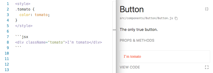 Support On The Fly Css Classes · Issue 762 · Styleguidist React Styleguidist · Github