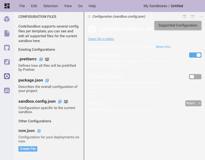Supported Configurations Unreadable With Light Themes · Issue 1701 · Codesandboxcodesandbox