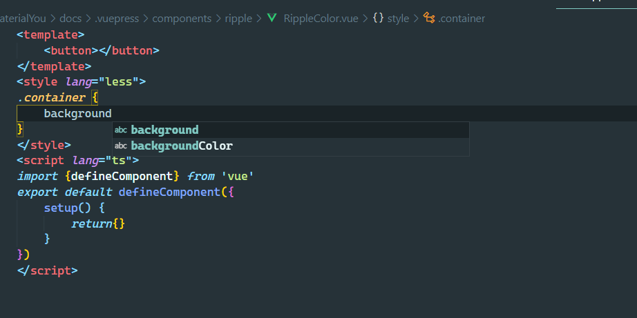 Emmet suggests html tags on Style block and does not have css autocomplete · Issue #1244 · vuejs ...