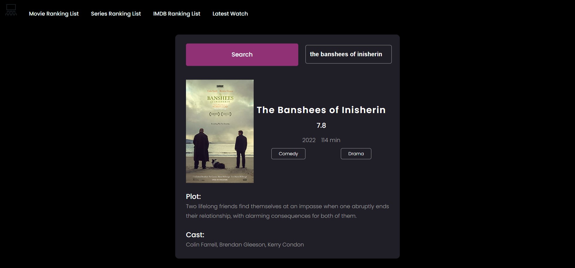 GitHub - beyzasahingoz/movie-app: ranking movies and series
