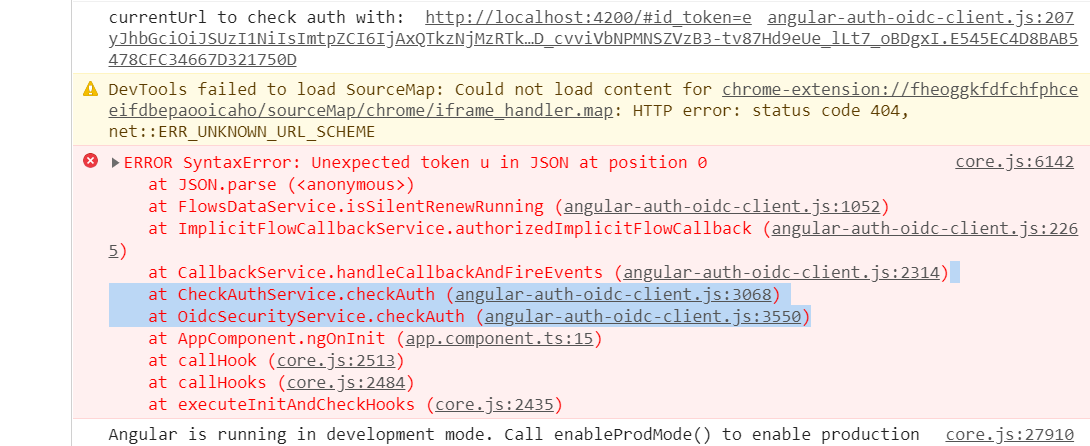 Unexpected Token Error On Implementing Customstorage · Issue 1036 · Damienbod Angular Auth Oidc