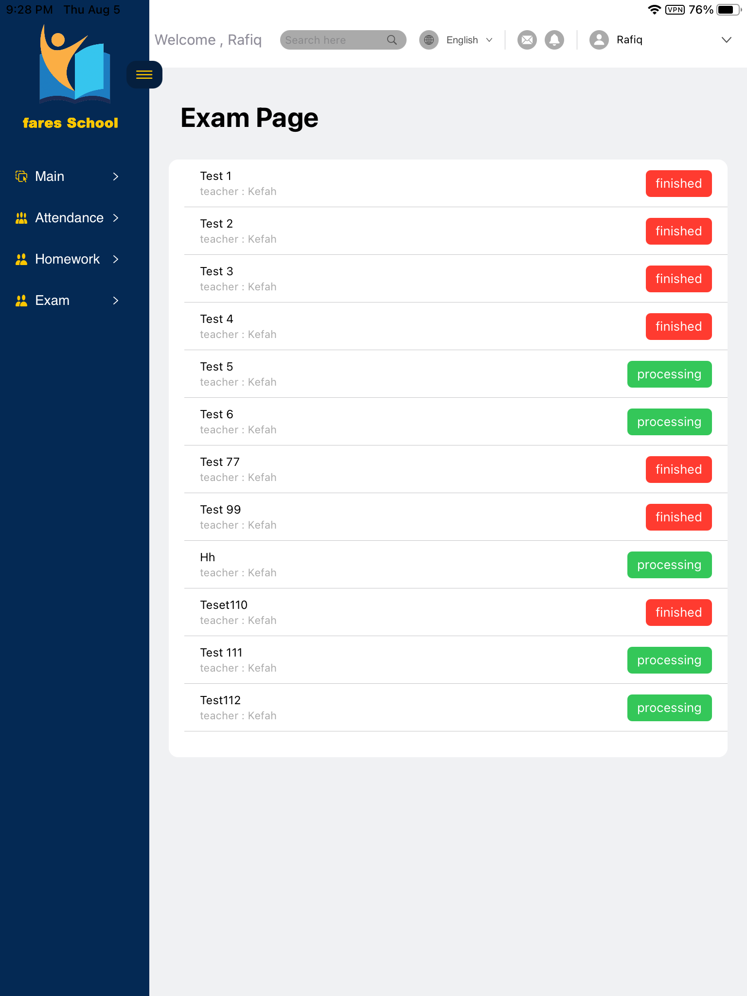 GitHub - Faris-abukhader/schoolDashboard: school management system