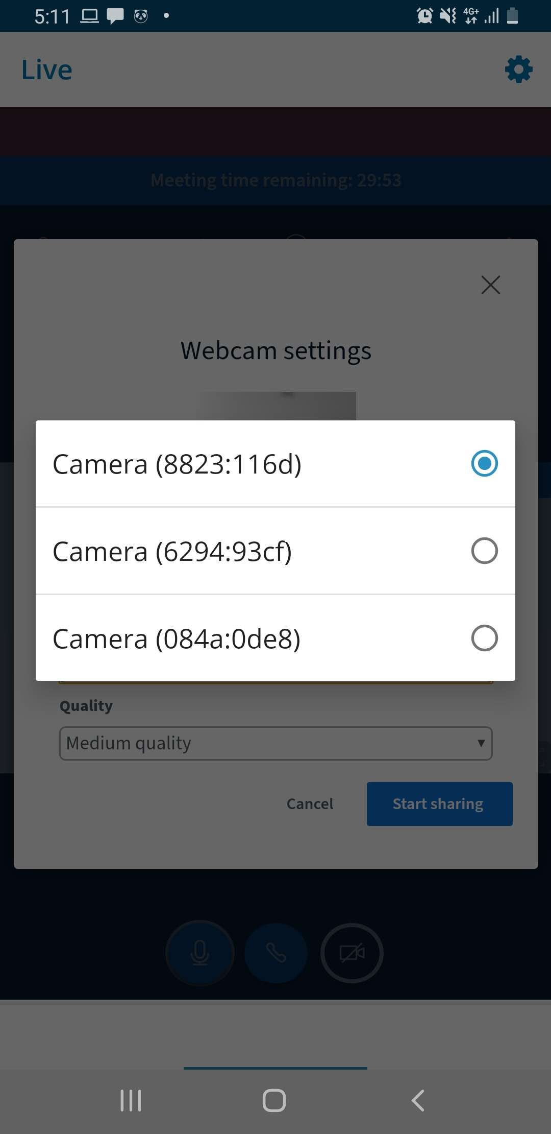 web cam dialog text not showing using android native webview · Issue ...