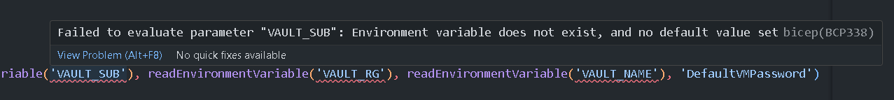 `azgetsecret` `readenvironmentvariable` Clarification · Issue 11677 · Azurebicep · Github 