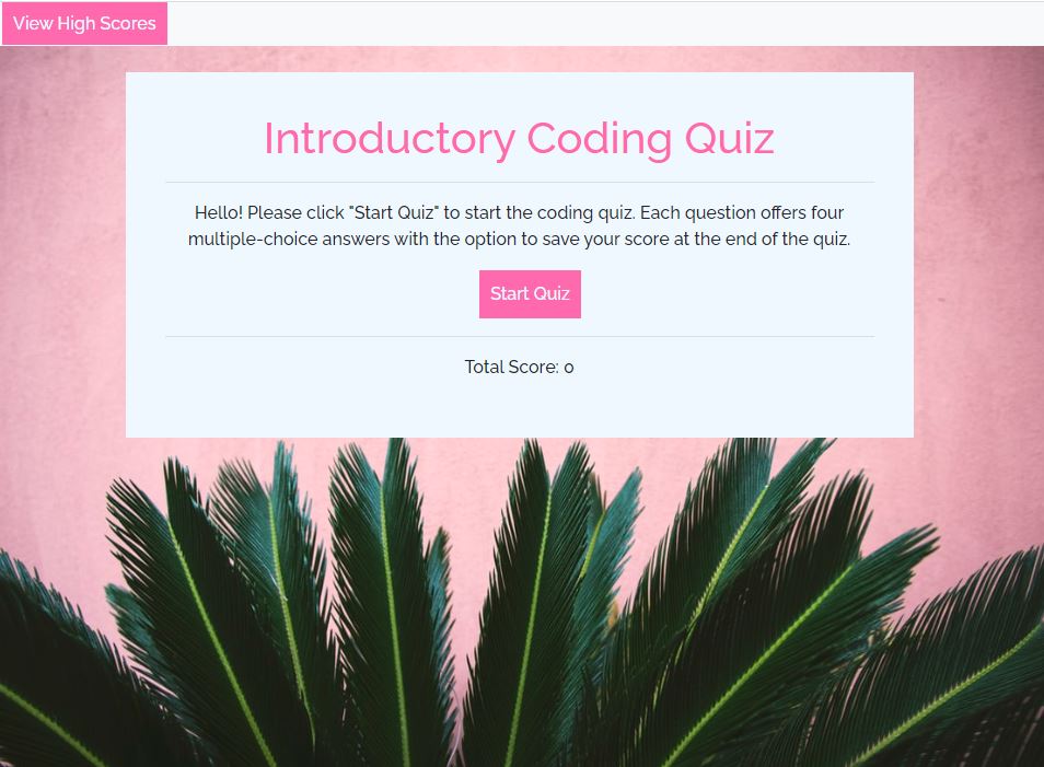 GitHub - AmyPaschke/04_Coding-Quiz: A timed multiple-choice game used ...