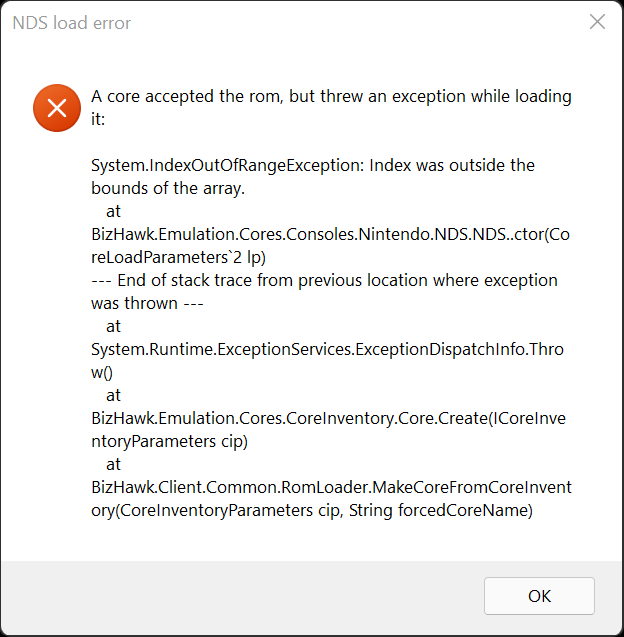 NDS load error · Issue #3030 · TASEmulators/BizHawk · GitHub