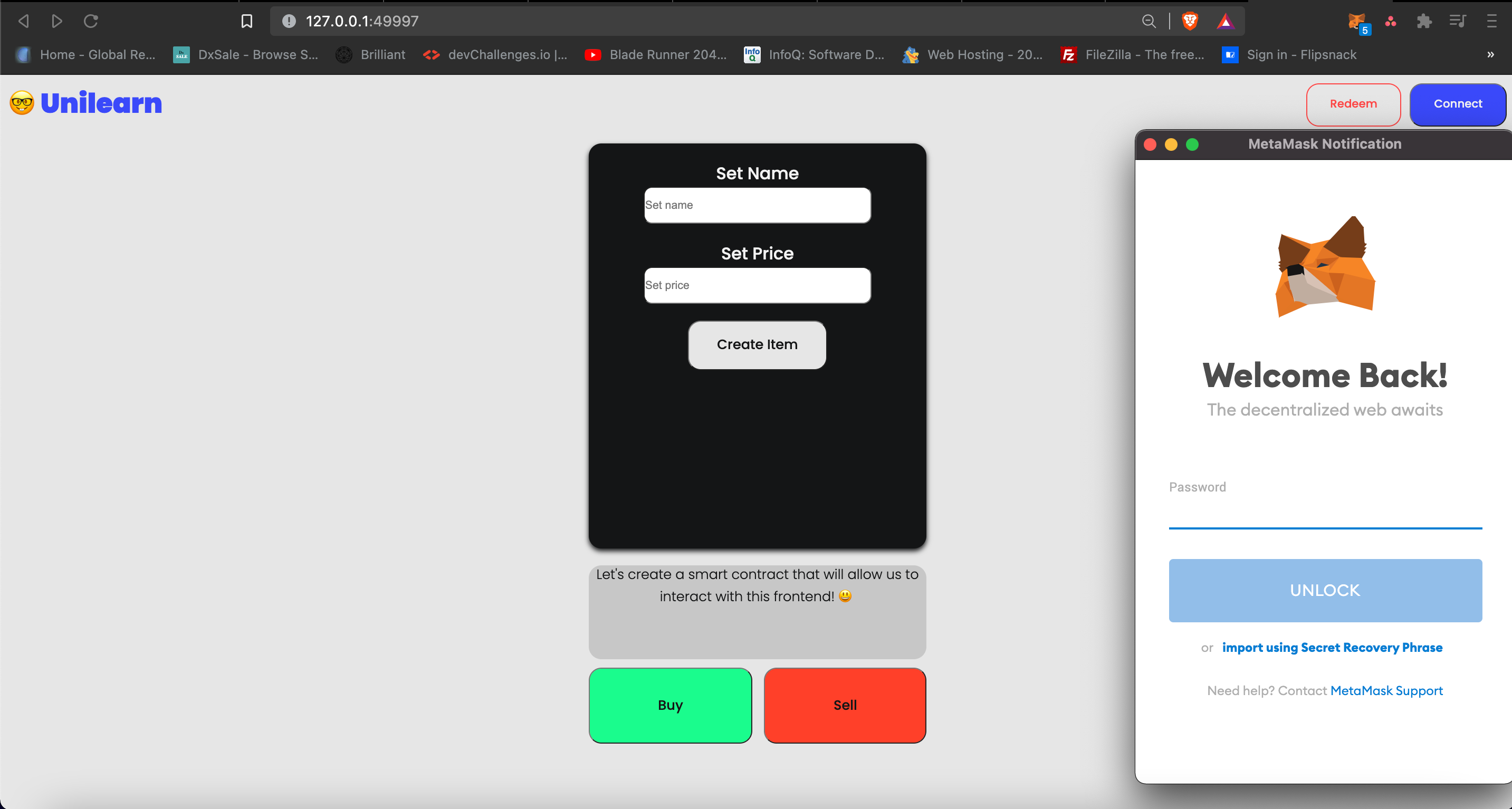 GitHub - justadev999/Unilearn: A basic NFT's interface that i'll use for a Solidity lesson 🦾