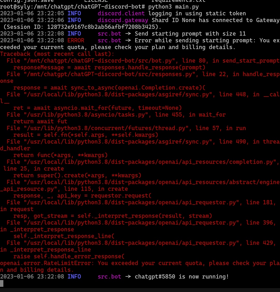 运行python3 Main Py报错大佬能帮忙看一下是什么问题吗 · Issue 106 · Zero6992 Chatgpt