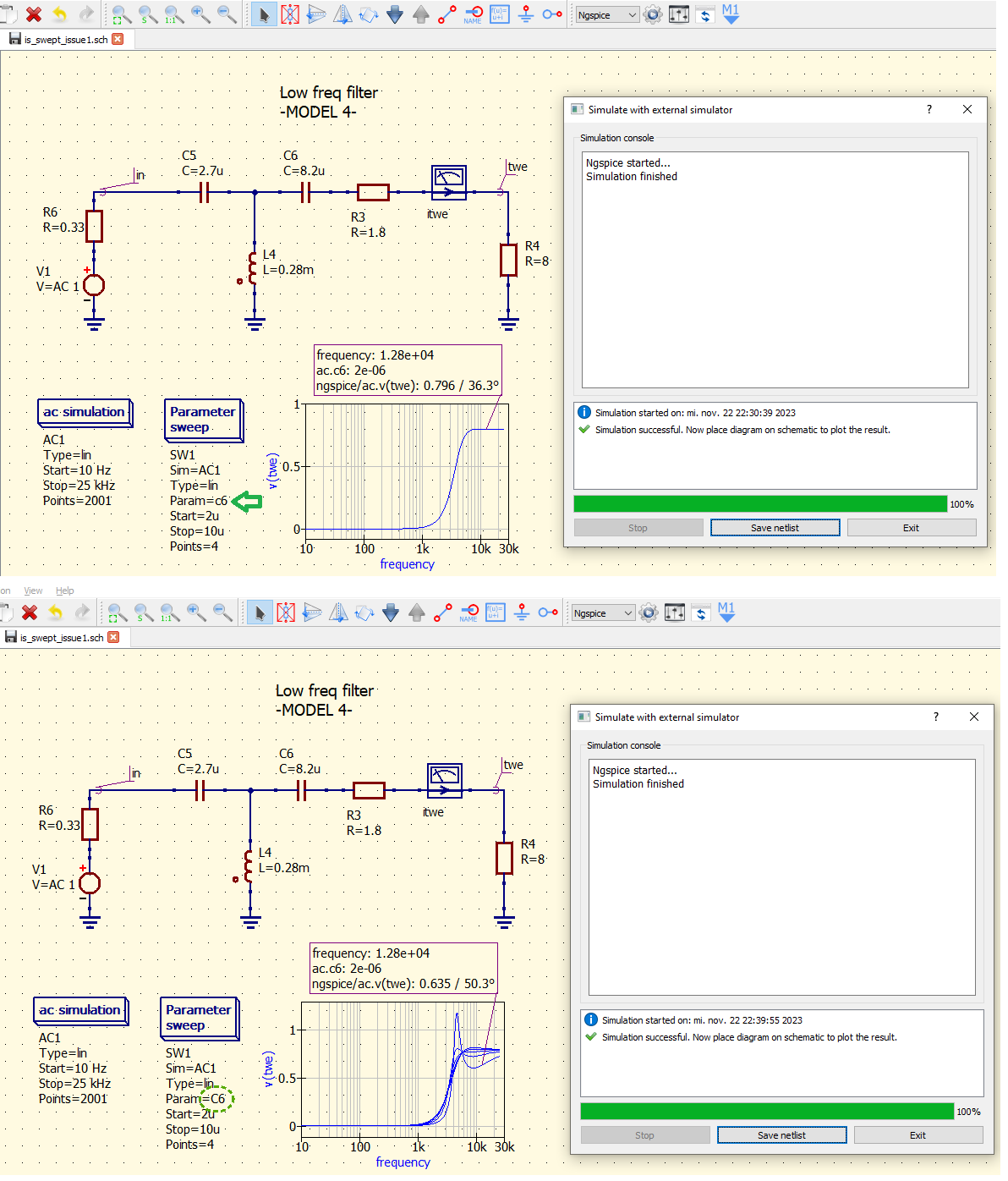 Lowercase sweep parameter not working · Issue #380 · ra3xdh/qucs_s · GitHub