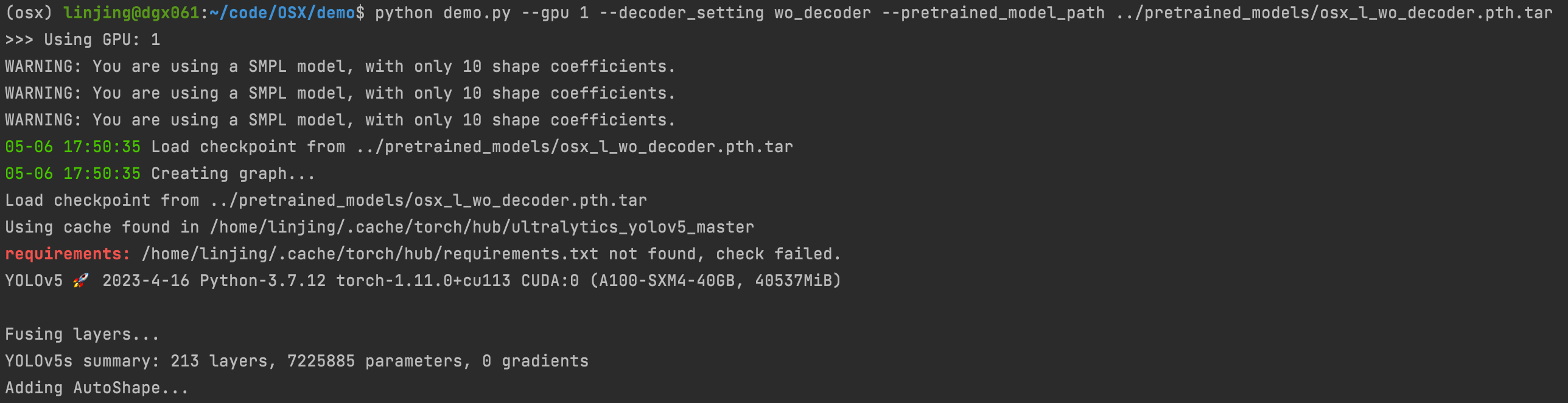 problem about load pre_trained models · Issue #30 · IDEA-Research/OSX · GitHub