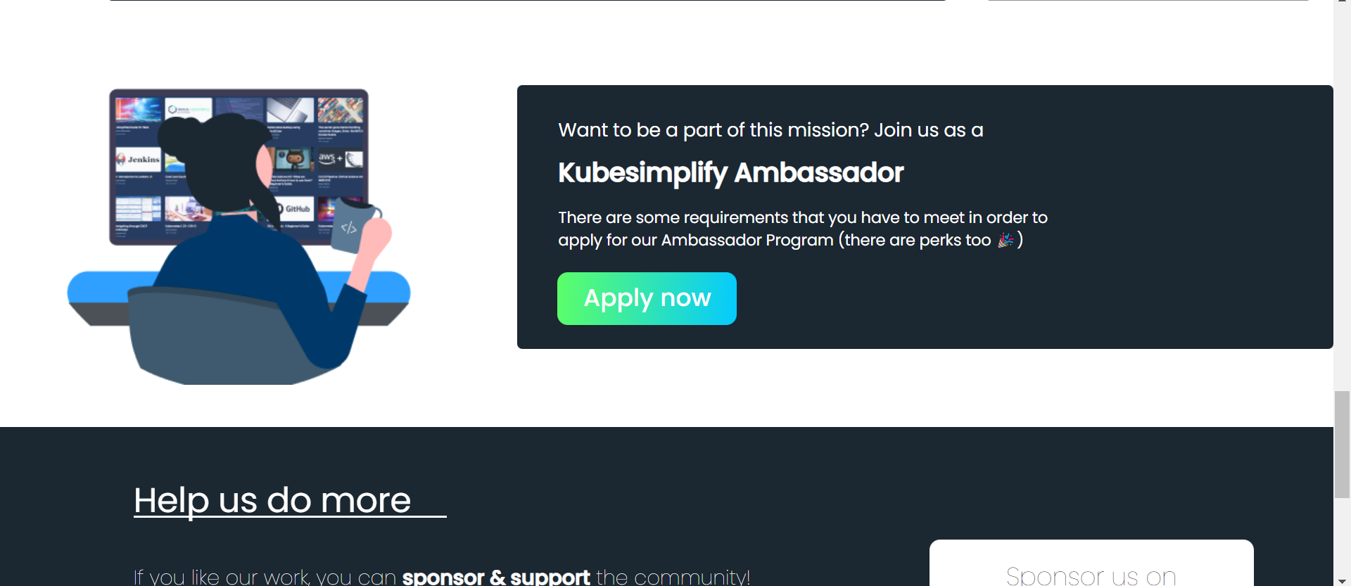 [FEATURE] Footer section needs some space from top · Issue #135 · kubesimplify/website · GitHub