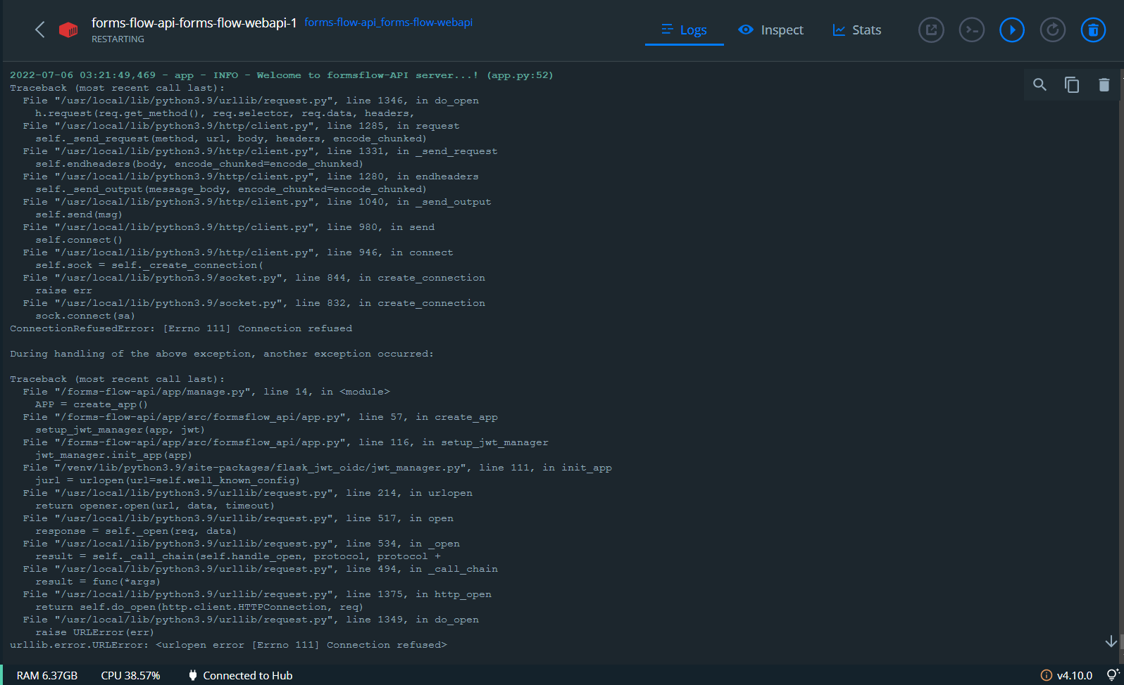 Multiple issues encountered with forms flow ai · Issue #568 · AOT-Technologies/forms-flow-ai ...