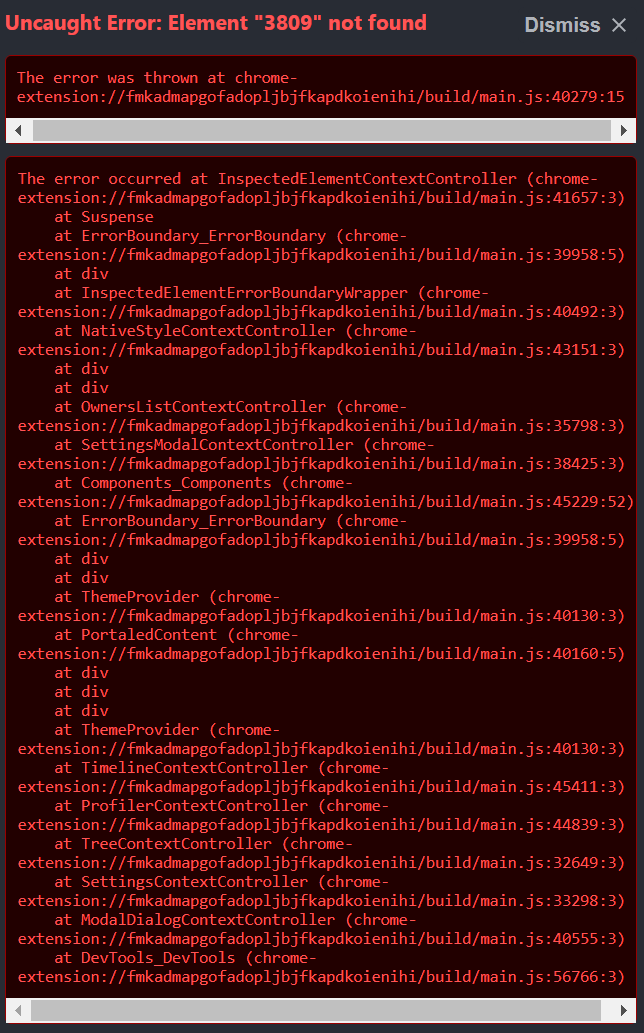 Devtools Bug Cannot Add Node 621 Because A Node With That Id Is Already In The Store 