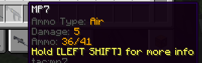 Ammo type for MP7 is shown as Air · Issue #98 · ClumsyAlien/TimelessandClassics_Reforged · GitHub