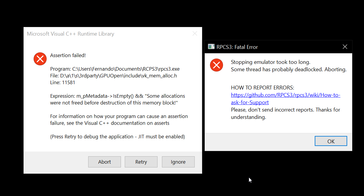 [RPCS3] Kingdom Hearts 1.5 Fatal Error · Issue #8743 · RPCS3/rpcs3 · GitHub