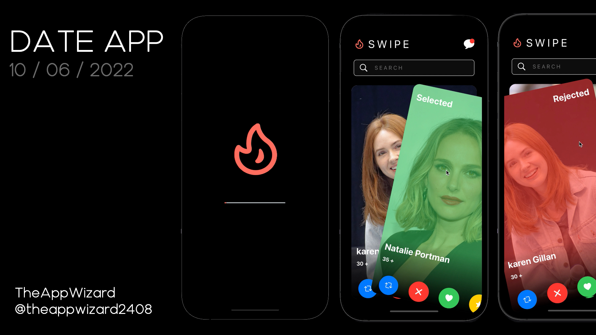 Swipe Date App Made With SwiftUI