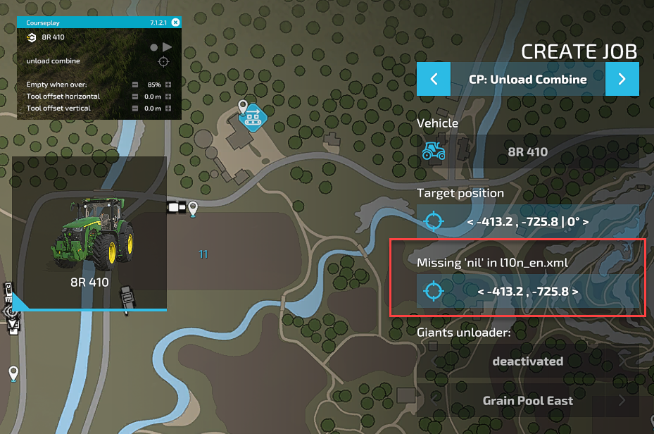 [BUG_SP] 7.1.2.1 Missing 'nil' in l10n files in Unload Combine task · Issue #2127 · Courseplay ...