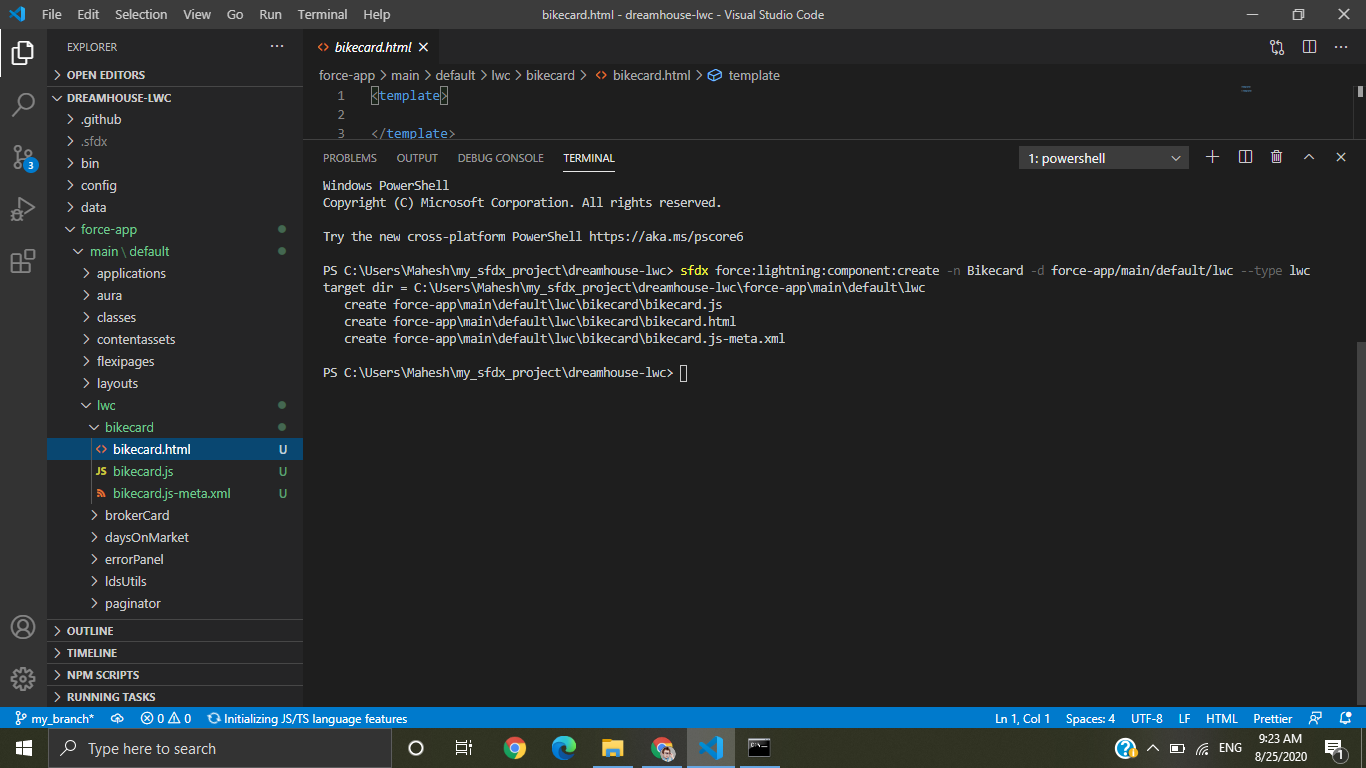 sfdx: create project comands are not working · Issue #2434 · forcedotcom/salesforcedx-vscode ...