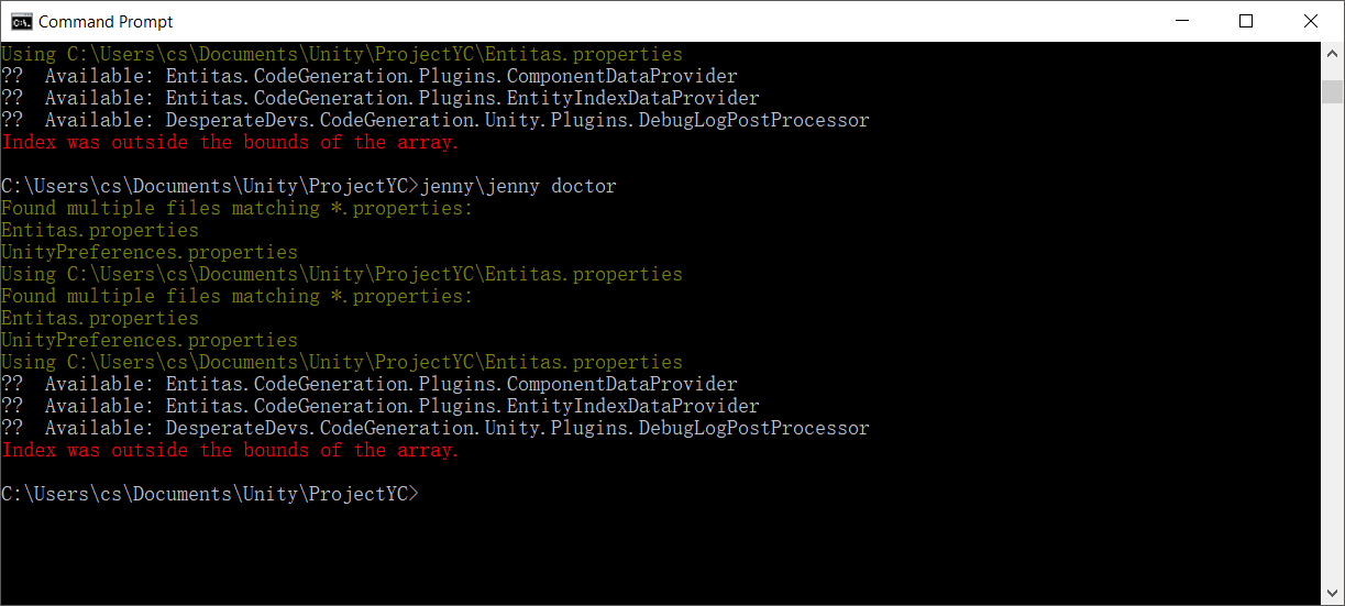 [Entitas 1.4] Collection was modified; enumeration operation may not execute. · Issue #628 ...