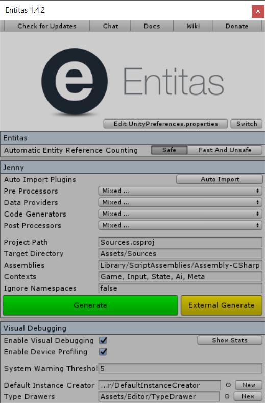 Entitas 1.4.2: Visual Debugging does not work properly at Unity 2017.3.1 · Issue #653 · sschmid ...